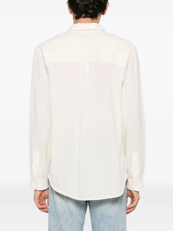 Séfr Leo Cotton Shirt - Neutrals