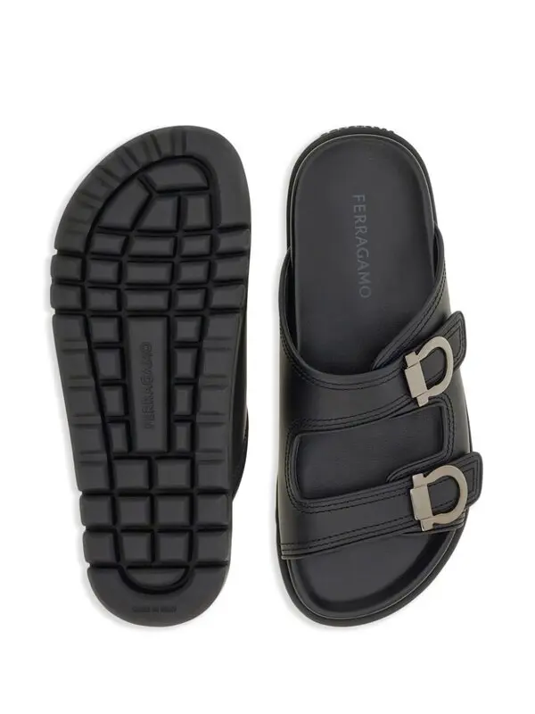 FERRAGAMO Gancini Leather Sandals