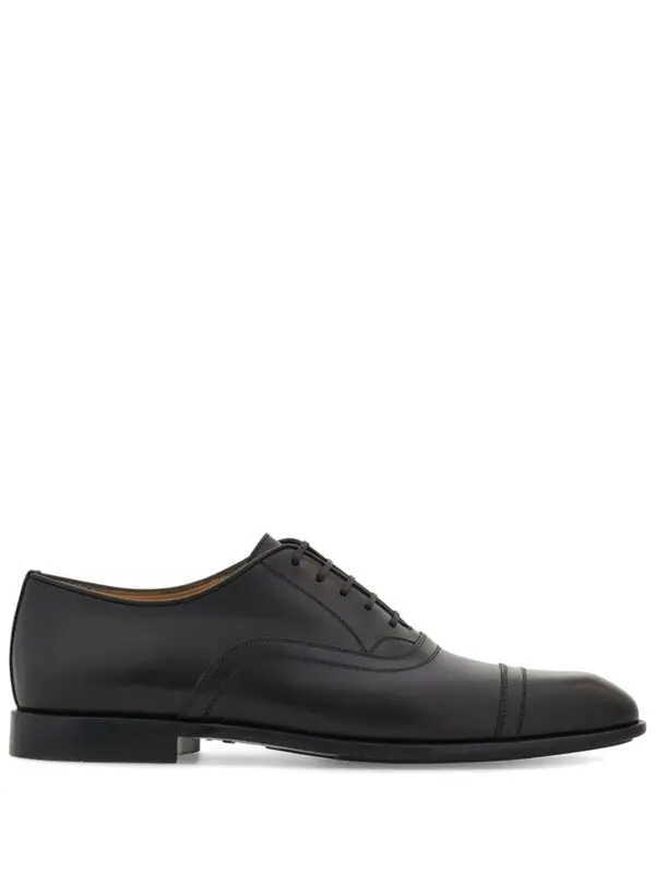 FERRAGAMO Toecapped Leather Oxford Shoes