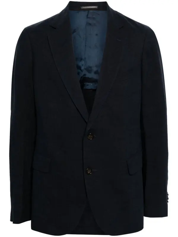 N.peal Amalfi Linen Single-breasted Blazer