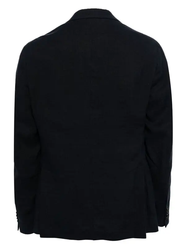 N.peal Amalfi Linen Single-breasted Blazer