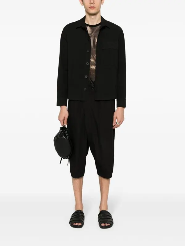 Transit Cotton Cropped Trousers