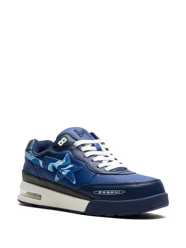 A BATHING APE X Pagani Roadsta Abc Camo Sneakers