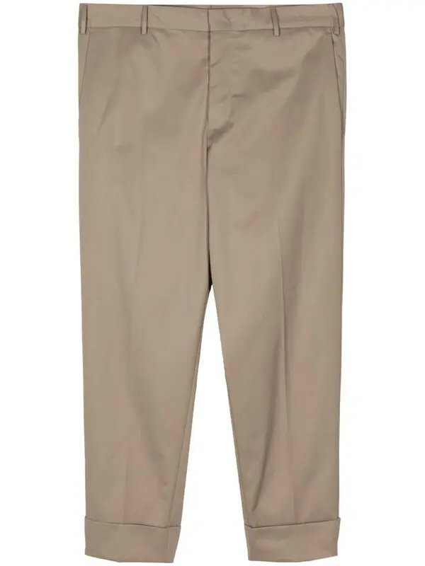 PT TORINO Edge Cotton Chino Trousers - Neutrals