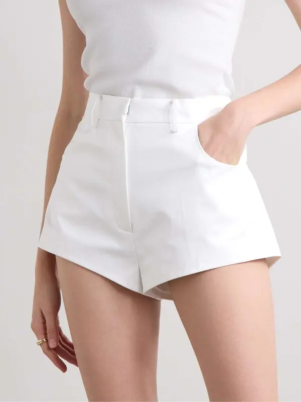 Magda Butrym Cotton-poplin High-rise Shorts