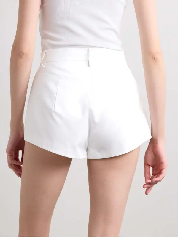 Magda Butrym Cotton-poplin High-rise Shorts