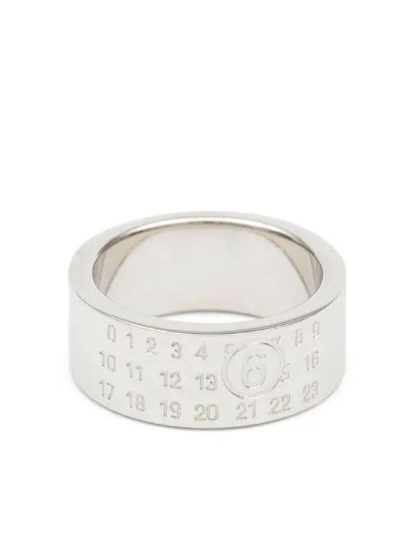 MAISON MARGIELA Numeric Engraved Ring - Silver