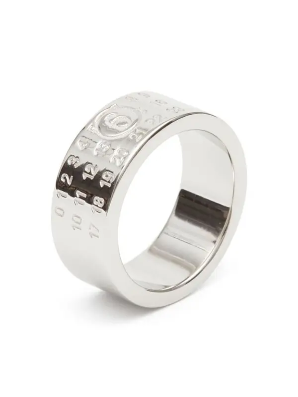 MAISON MARGIELA Numeric Engraved Ring - Silver