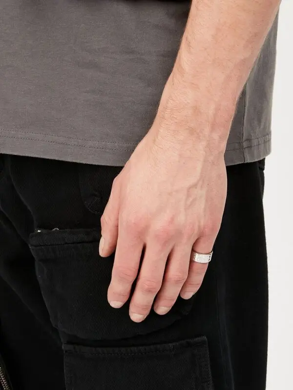 MAISON MARGIELA Numeric Engraved Ring - Silver