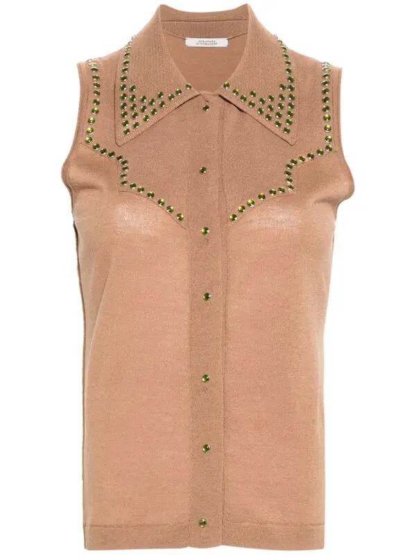 Dorothee Schumacher Stud-embellished Knit Top