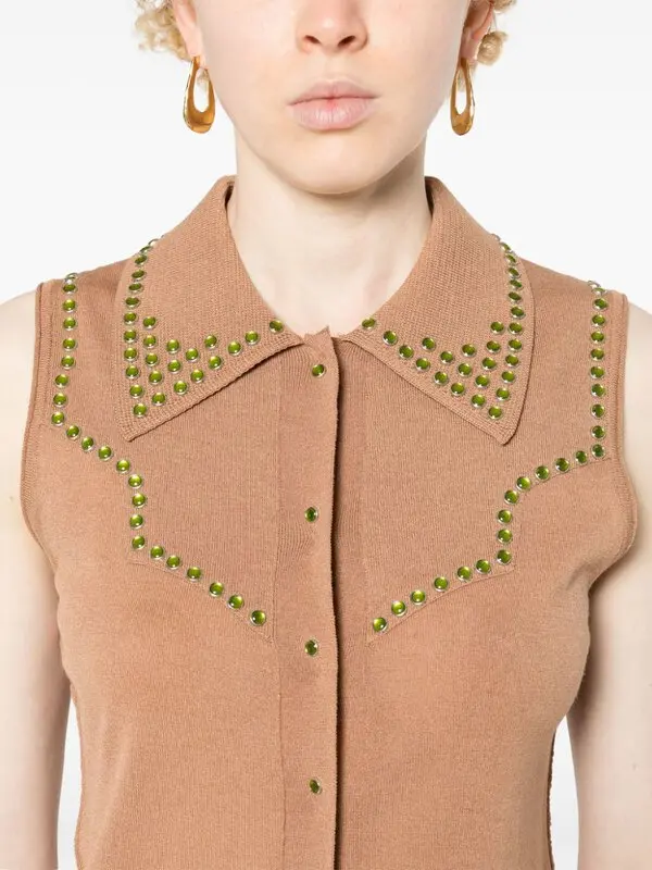 Dorothee Schumacher Stud-embellished Knit Top
