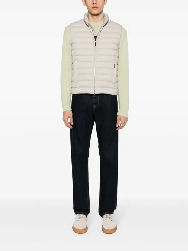 MOORER Calaf-s3 Padded Gilet - Neutrals