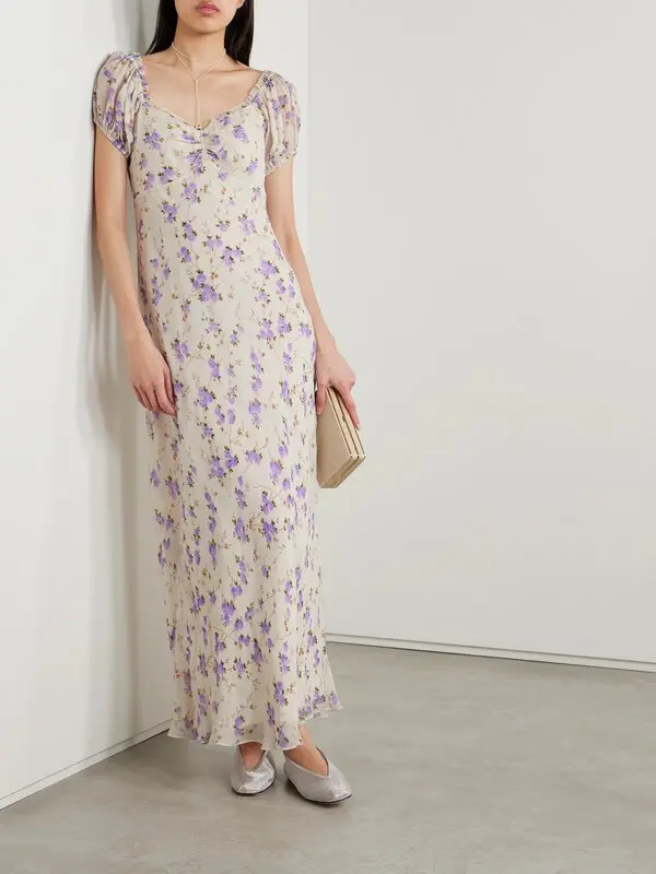 LoveShackFancy Madara Floral-print Maxi Dress