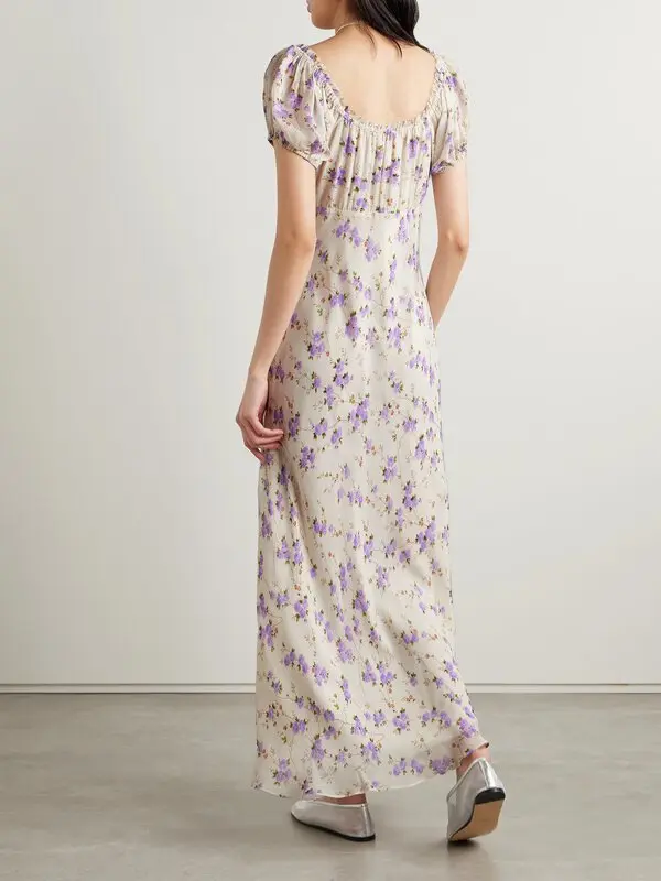 LoveShackFancy Madara Floral-print Maxi Dress