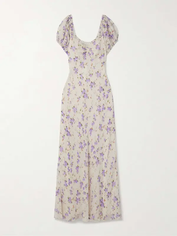 LoveShackFancy Madara Floral-print Maxi Dress
