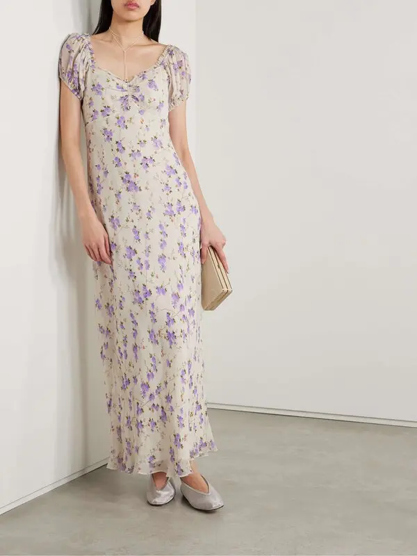 LoveShackFancy Madara Floral-print Maxi Dress