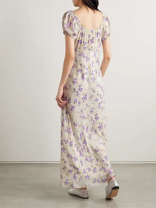 LoveShackFancy Madara Floral-print Maxi Dress