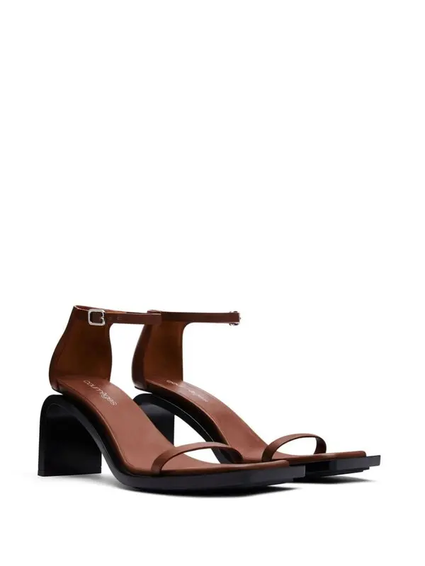 COURREGES Stream 75mm Leather Sandals
