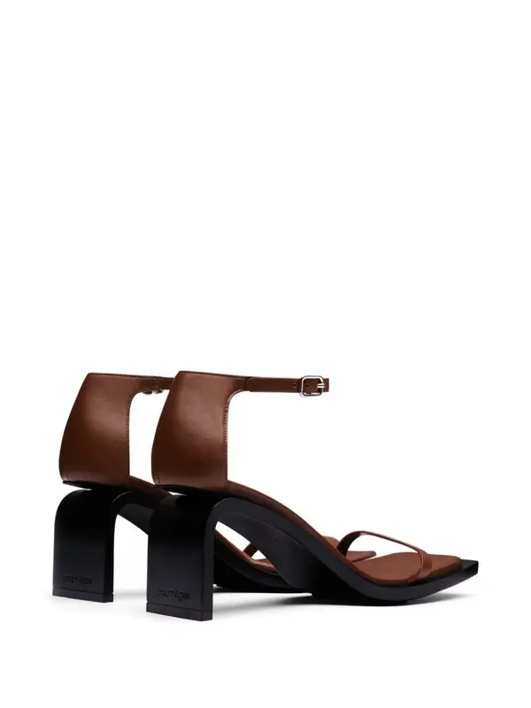 COURREGES Stream 75mm Leather Sandals