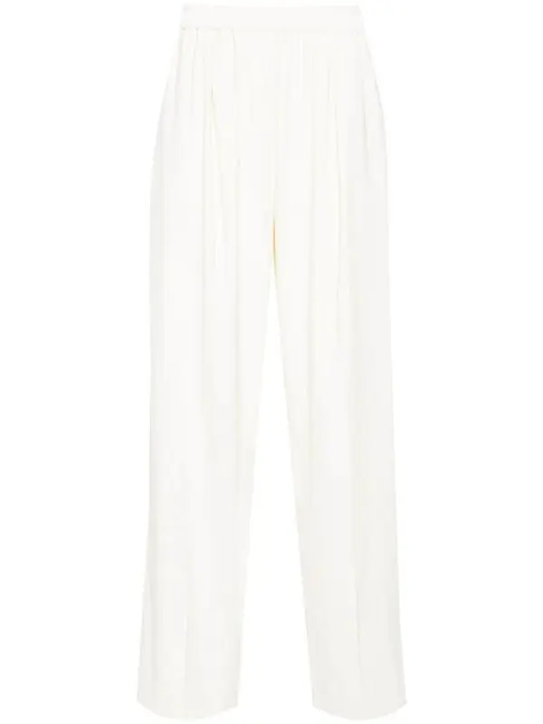 SAMSOE SAMSOE Julia Straight-leg Trousers - Neutrals