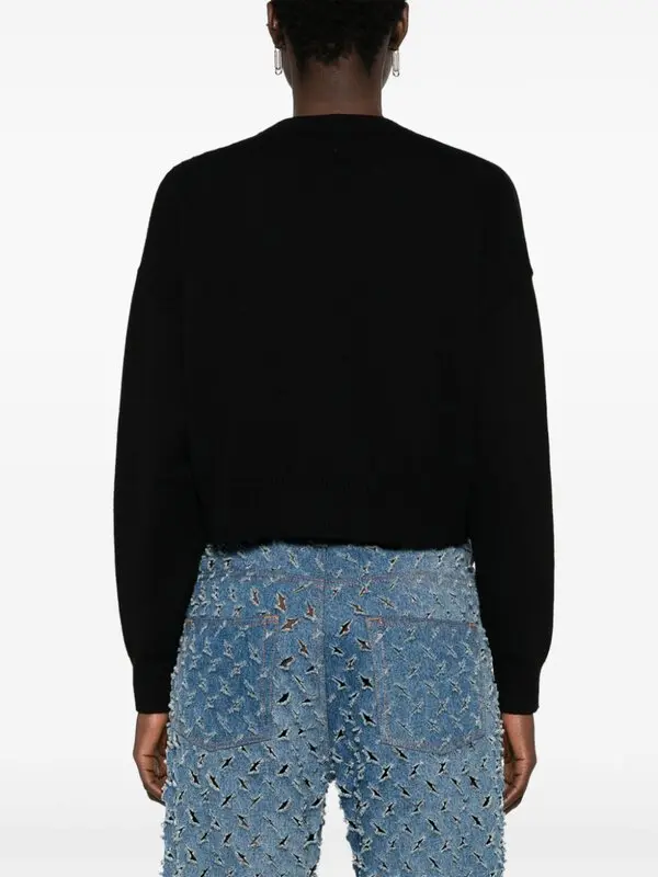 Amiri Logo-embroidered Cotton Jumper