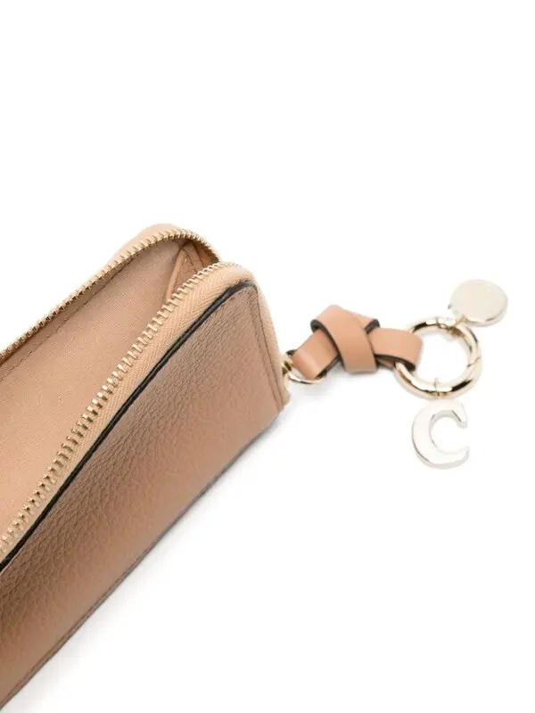 Chloé Logo-charm Leather Cardholder