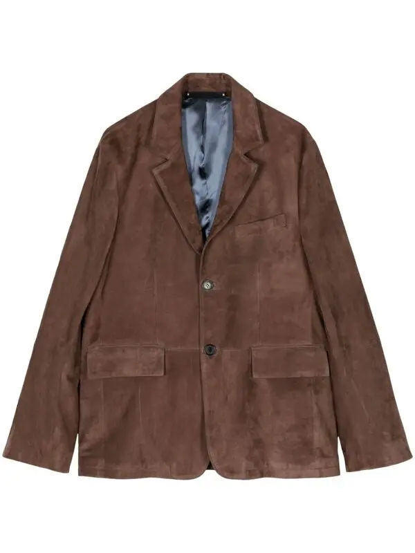 Paul Smith Single-breasted Suede Blazer
