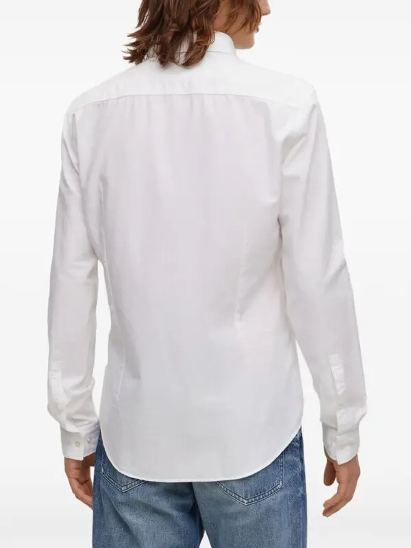 Hugo Logo-appliqué Cotton Shirt