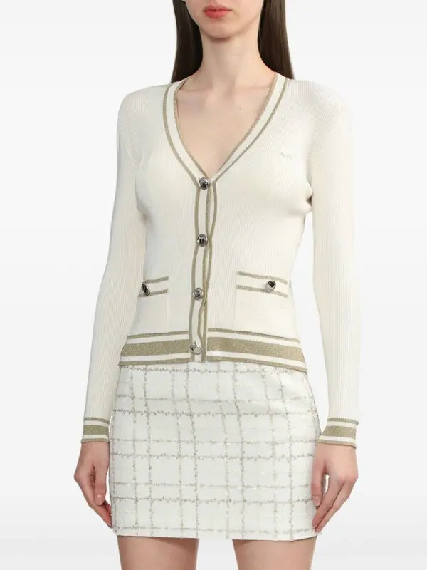 Alessandra Rich Cable-knit Cardigan