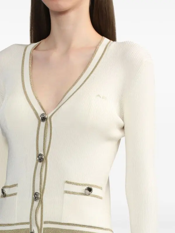 Alessandra Rich Cable-knit Cardigan