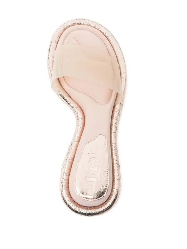 Cult Gaia Aldari Sandals - Gold