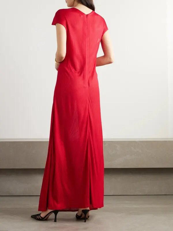 sleeveless knit mini dress Daria Sleeveless Knit Mini Dress with Deep Neck and Flare Hem main image 1