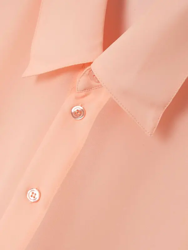 Coperni Chiffon Blouse - Peach