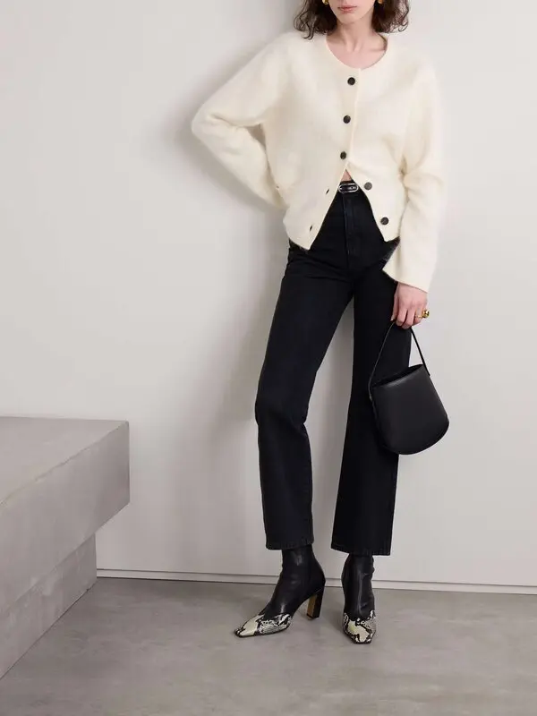 LISA YANG Kiana Brushed-cashmere Cardigan