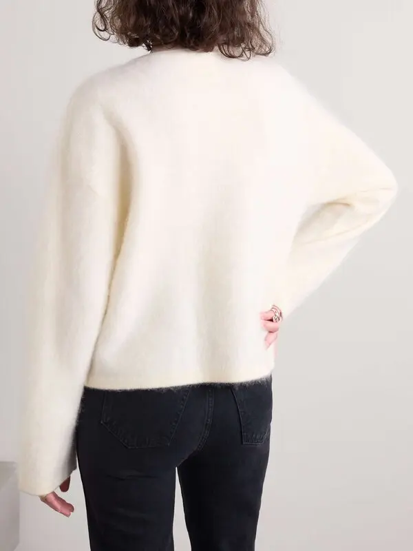 LISA YANG Kiana Brushed-cashmere Cardigan