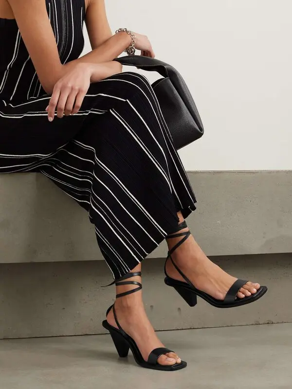 A.emery Porter' Leather Heeled Sandals