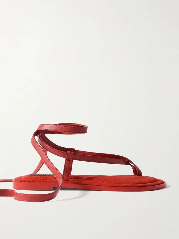 A.emery Elliot Lace-up Leather Sandals