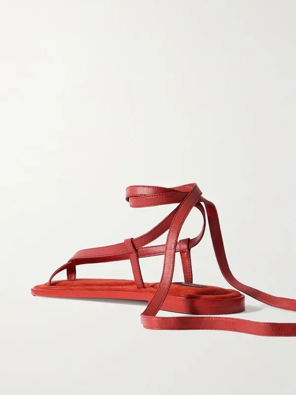 A.emery Elliot Lace-up Leather Sandals