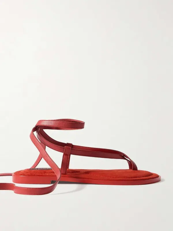 A.emery Elliot Lace-up Leather Sandals