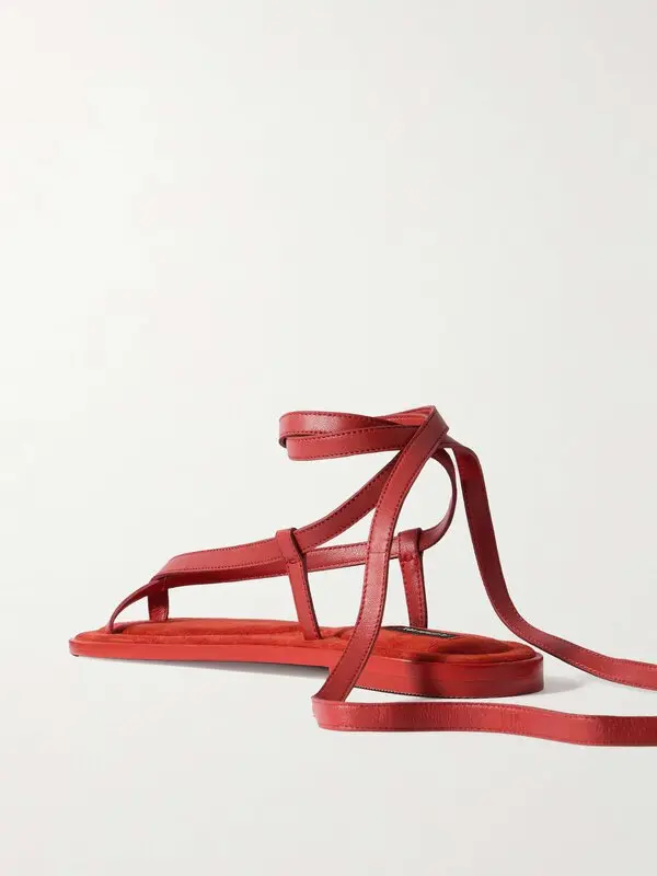 A.emery Elliot Lace-up Leather Sandals