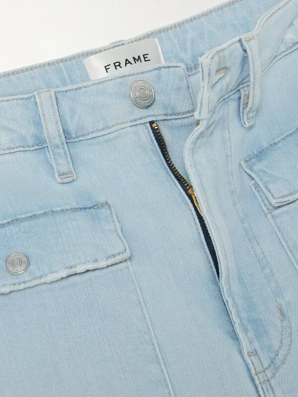 FRAME The 70s Cropped Wide-leg Jeans
