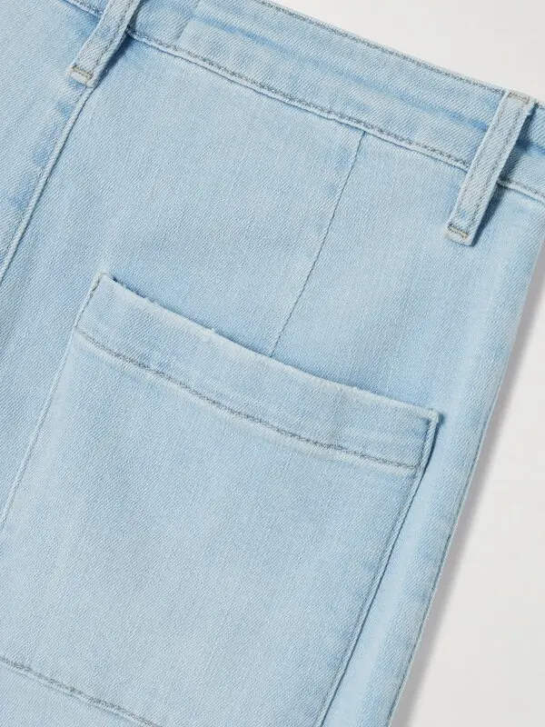 FRAME The 70s Cropped Wide-leg Jeans