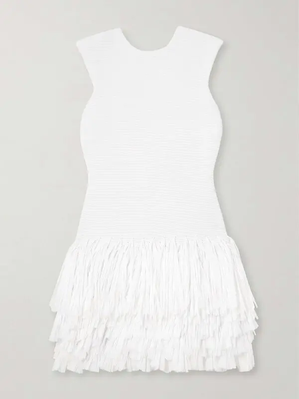 white dress knit Retrofête Women's Avril Dress - White main image 1