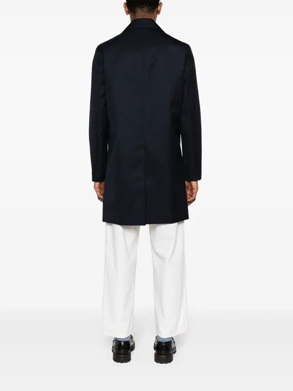 Sandro Waterproof Technical Fabric Raincoat - Blue