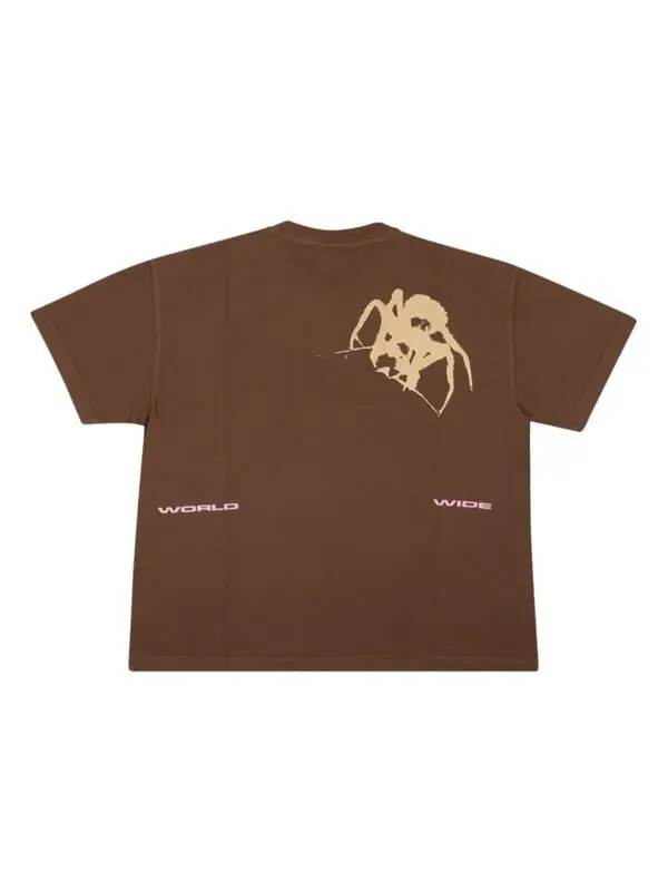 SP5DER Graphic Print Cotton T-shirt