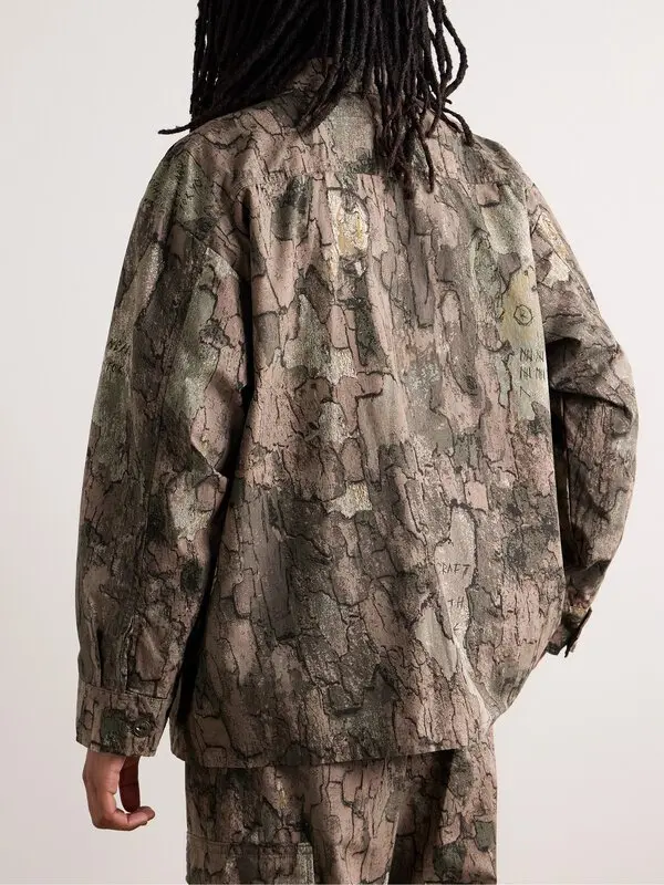 NEIGHBORHOOD Fatigue Camouflage-print Cotton-ripstop Jacket - Brown