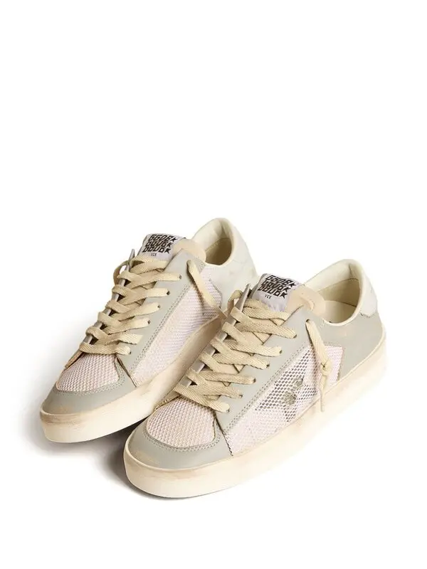 GOLDEN GOOSE Stardan Panelled Sneakers - White