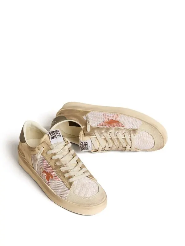 GOLDEN GOOSE Stardan Panelled Sneakers - White