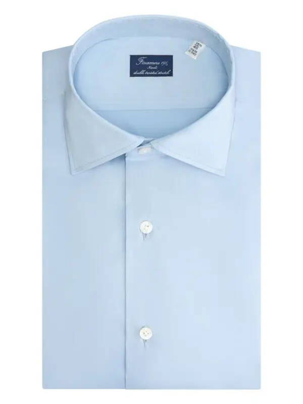 FINAMORE 1925 Long-sleeve Cotton Shirt