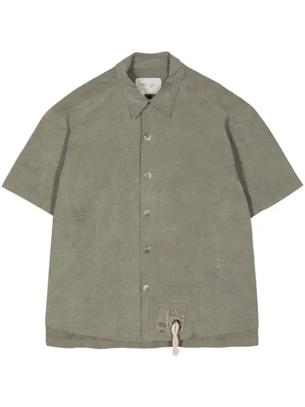 GREG LAUREN Army Tent Cotton Shirt
